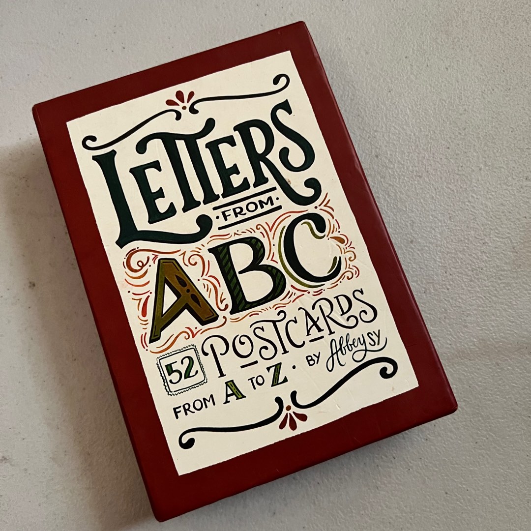 Letters from ABC Postcards (15 cards inside) on Carousell