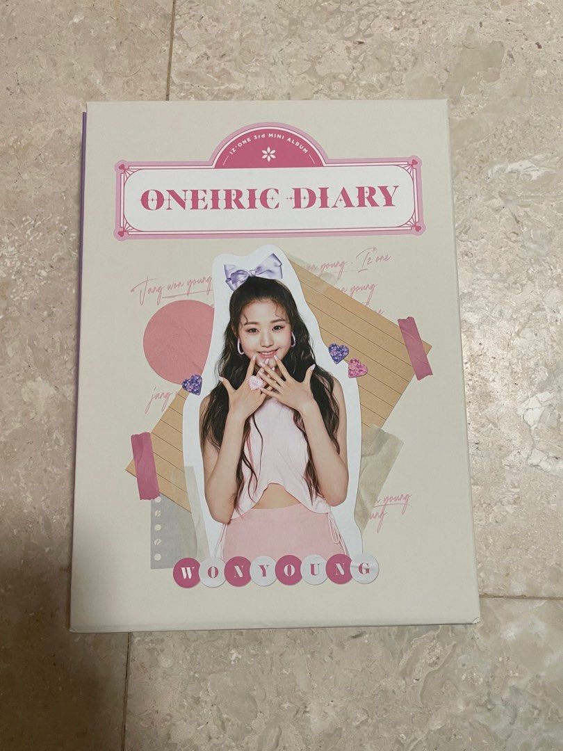 (LFB/WTS) SIGNED JANG WONYOUNG IZONE ONEIRIC DIARY ALBUM, Hobbies & Toys, Memorabilia ...