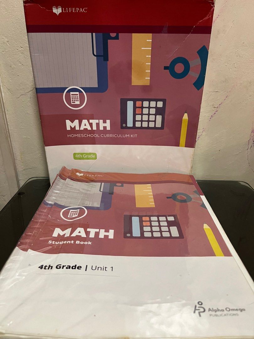 LifePac Math older version Grade 4, Hobbies & Toys, Books & Magazines ...