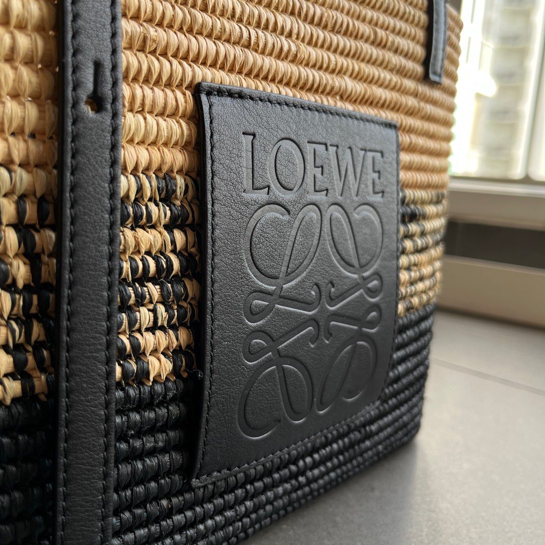 Loewe Square Basket Bag in Degrade, Luxury, Bags & Wallets on Carousell