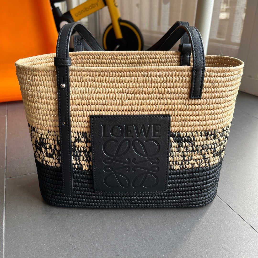 Loewe Square Basket Bag in Degrade, Luxury, Bags & Wallets on Carousell
