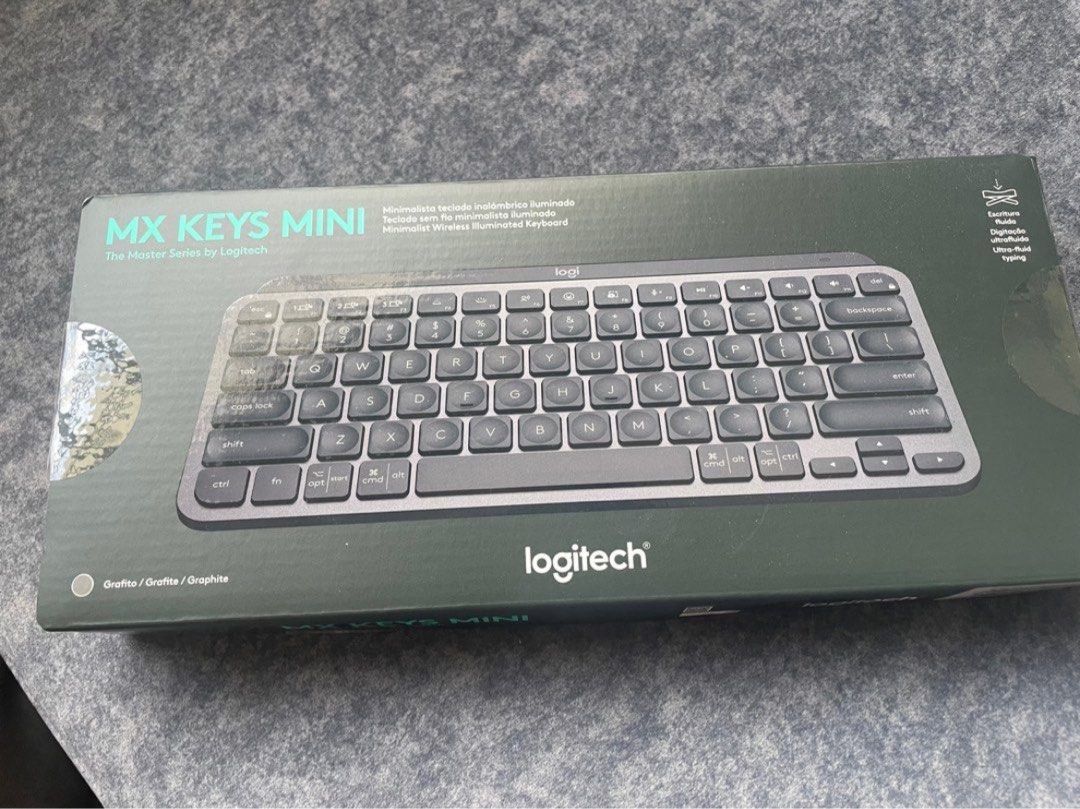 Logi MX Keys Mini (Graphite), Computers & Tech, Parts & Accessories ...