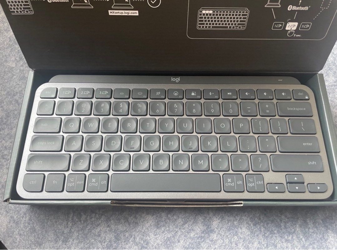 Logi MX Keys Mini (Graphite), Computers & Tech, Parts & Accessories ...