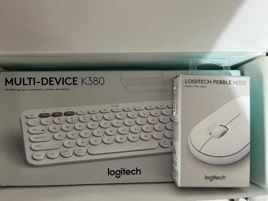 Logitech K380 + Pebble Mouse SET on Carousell