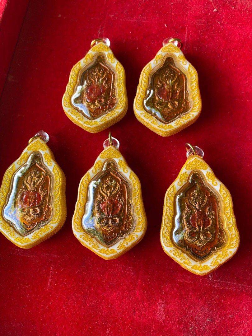 Lp Sunit Rian Kwan thung Naka thep Racha chok /Material Copper orange ...