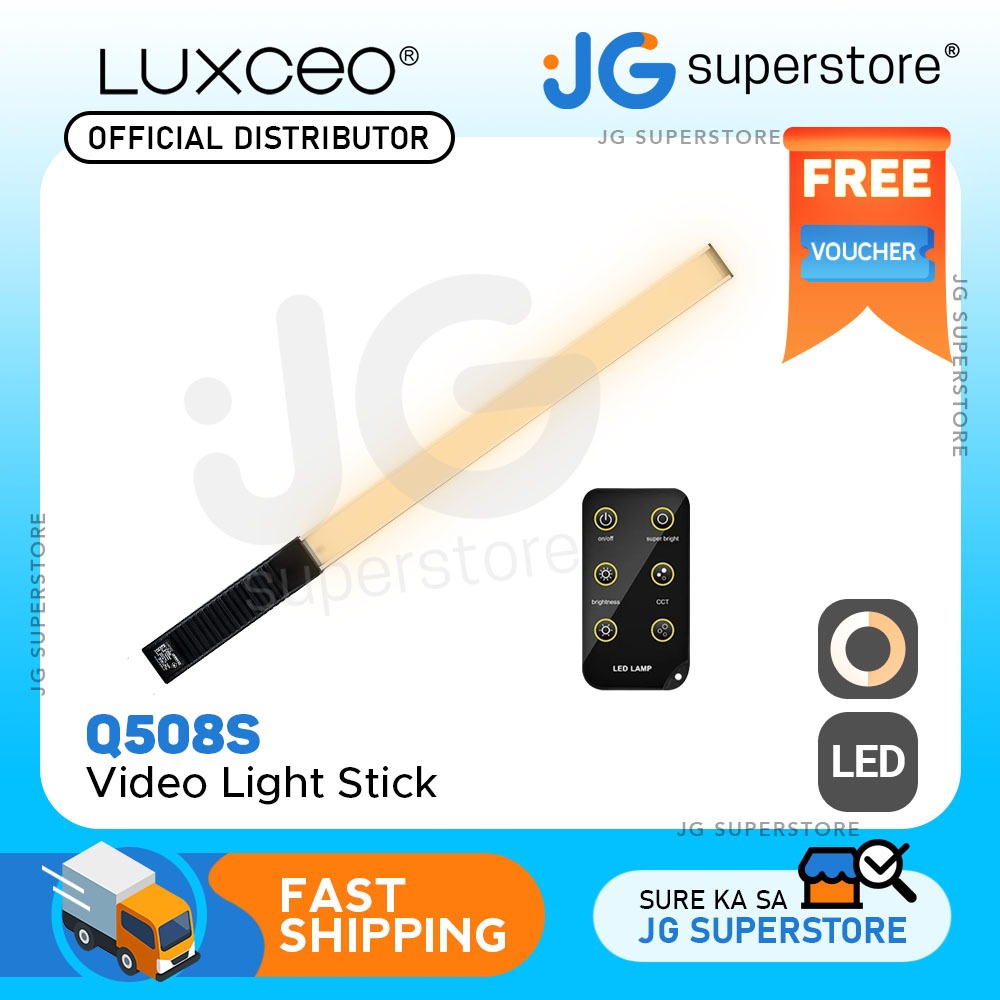 Luxceo Q508S 3000K-5700K Bi-Color LED Light Wand for Photography ...
