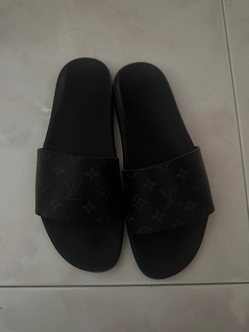 Lv Waterfront slides louis vuitton, Men's Fashion, Footwear, Flipflops ...