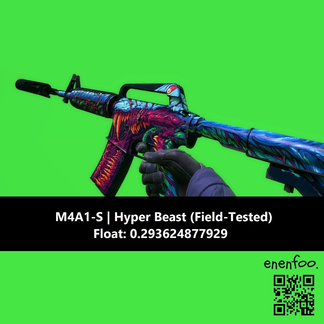 M4A1-S HYPER BEAST FIELD TESTED M4 M4A1S FT CSGO ITEMS SKINS KNIFE CS2 ...