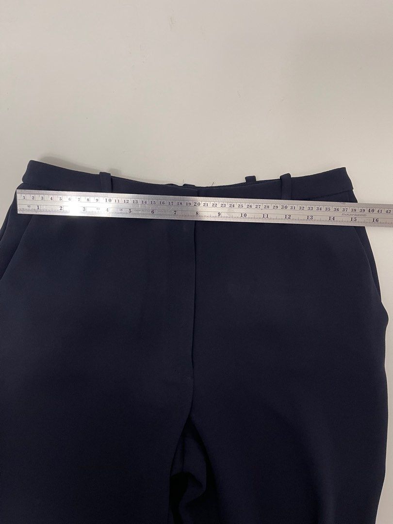 Mango Navy Blue Slacks, Women's Fashion, Bottoms, Other Bottoms on ...