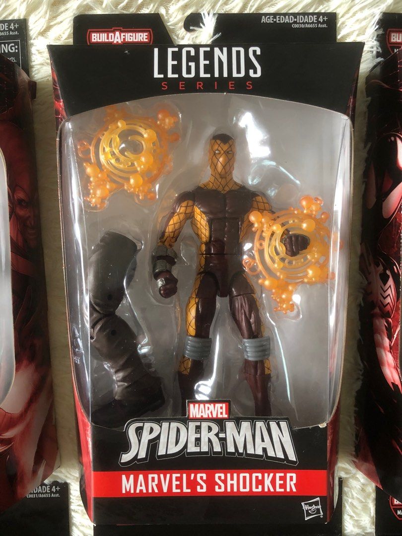 Marvel legends sandman baf spider-man 2099 spider UK jackal shocker ...