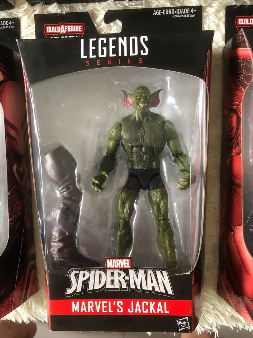 Marvel legends sandman baf spider-man 2099 spider UK jackal shocker ...