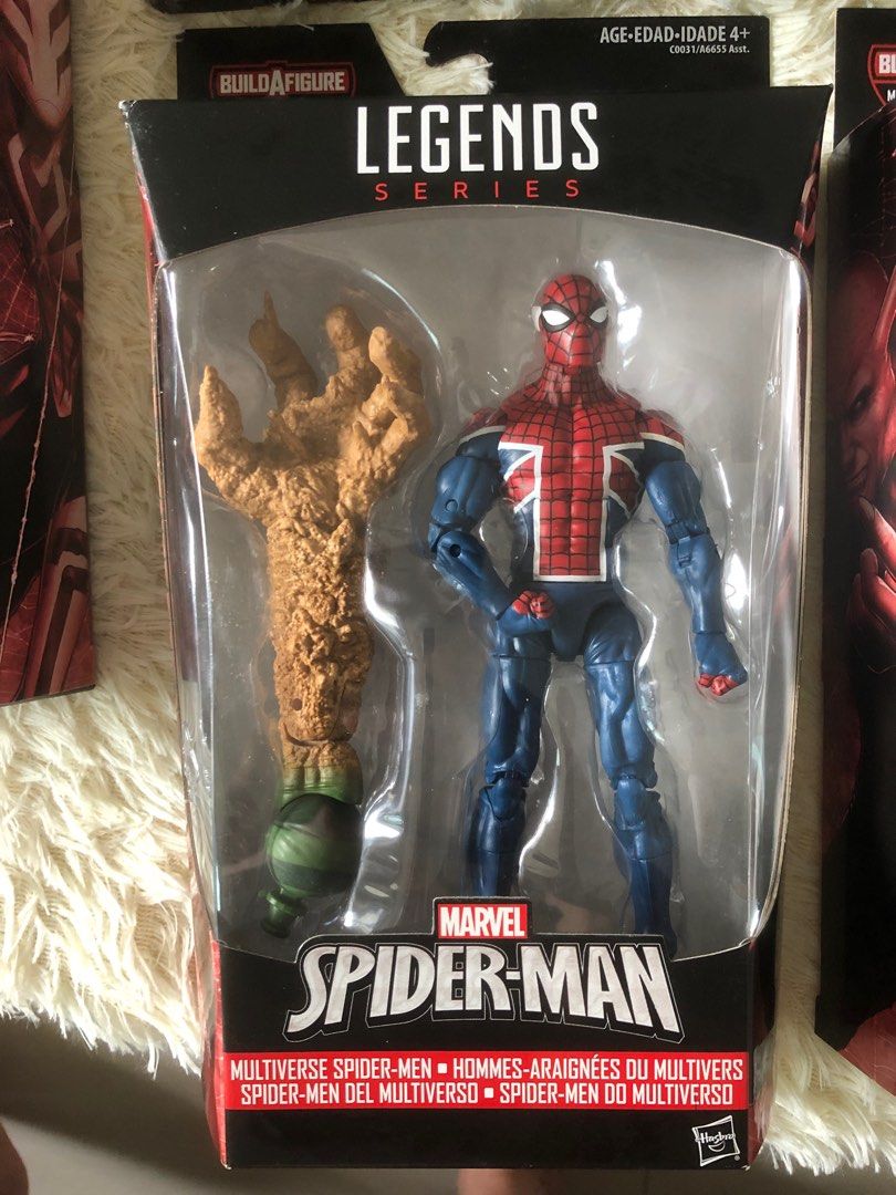 Marvel legends sandman baf spider-man 2099 spider UK jackal shocker ...