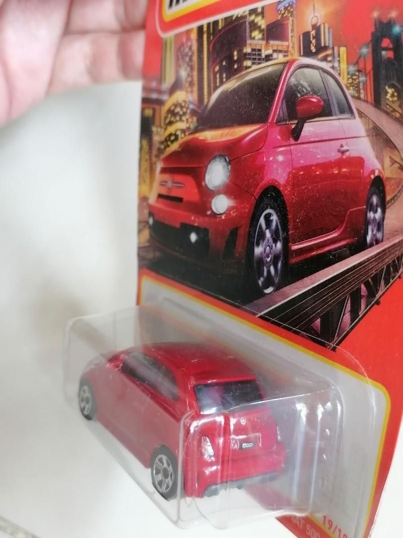 Matchbox 2021 MBX Metro 2019 Fiat 500 Turbo - Red, Hobbies & Toys, Toys ...