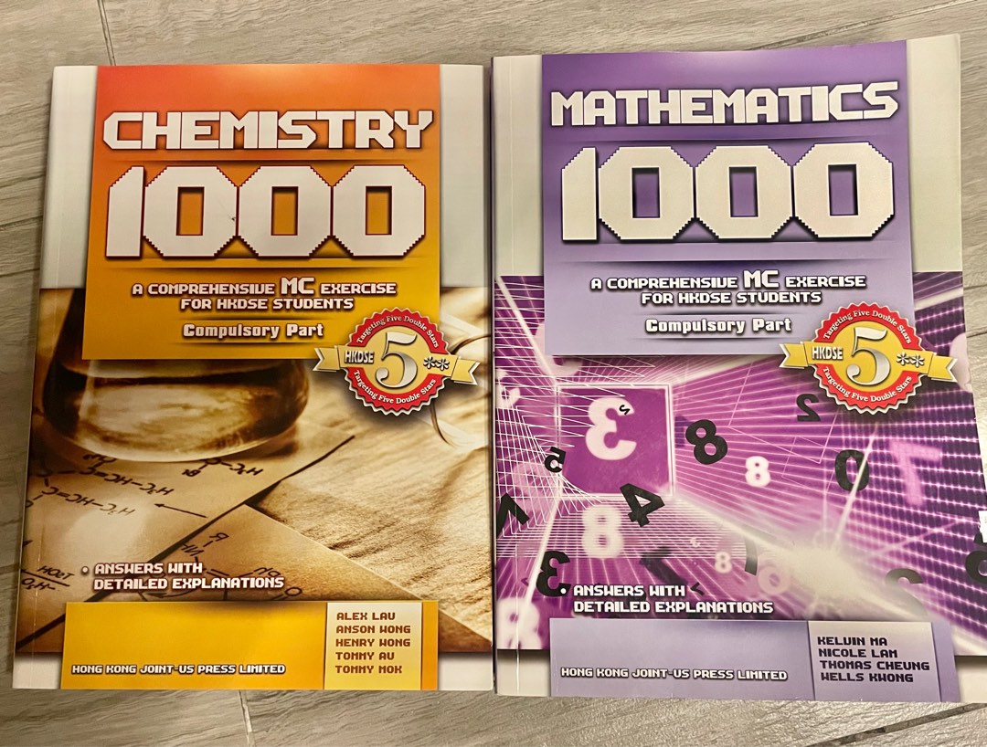 Mathematics 1000 + Chemistry 1000 (Compulsory part), 興趣及遊戲, 書本 & 文具 ...