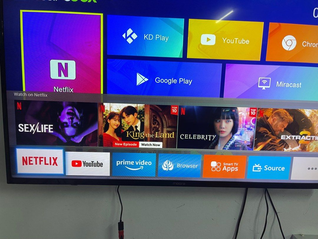 Megra Smart 55 inch 4k LED, TV & Home Appliances, TV & Entertainment ...