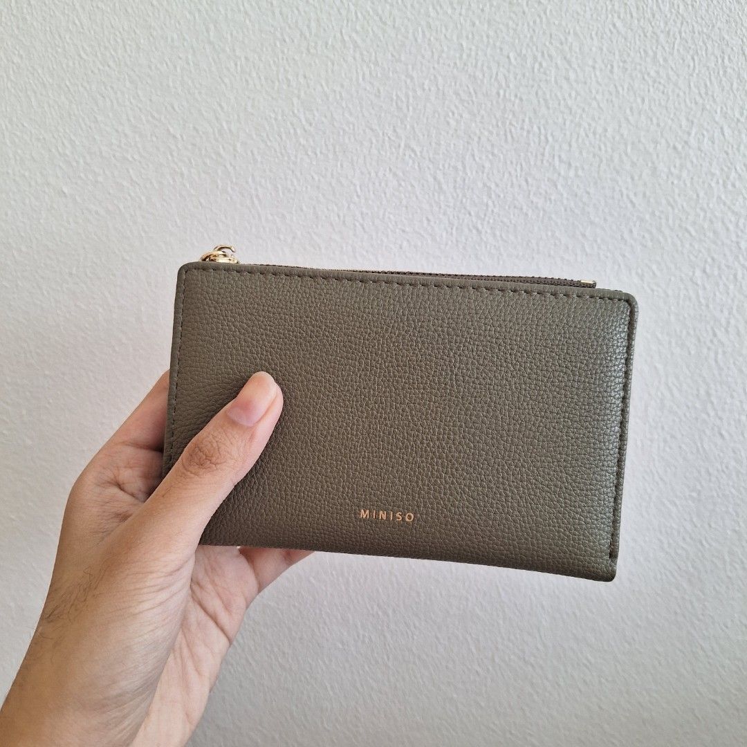 Miniso Sage Green Wallet, Women's Fashion, Bags & Wallets, Wallets ...
