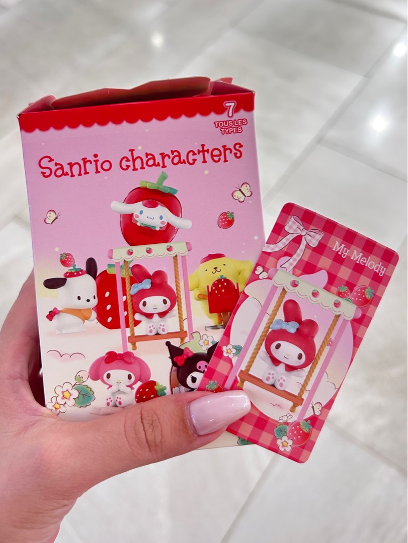 Miniso Sanrio Strawberry Farm My Melody Swing, Hobbies & Toys, Toys ...
