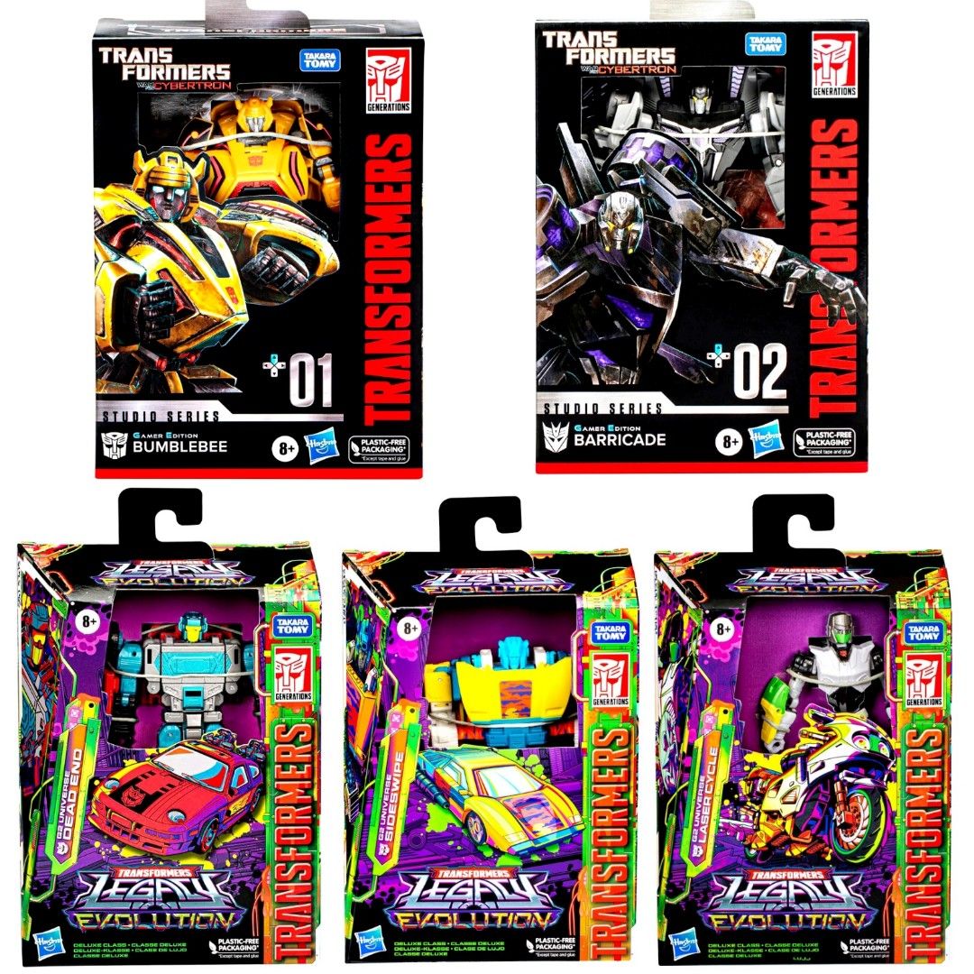MISB Transformers Generations War For Cybertron Studio Series Deluxe Class +01 Bumblebee WFC 01 ...