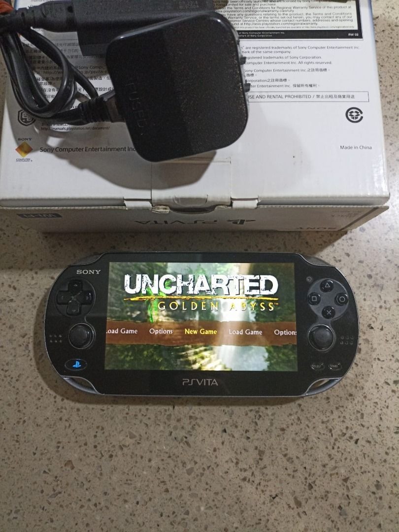 Modded PS Vita 128 GB Storage with charging cable and box. Retroarch installed, Video Gaming ...