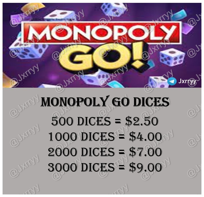 MonoPoly Go Dice, Video Gaming, Video Games, Others on Carousell