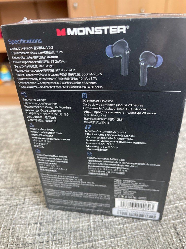 Monster earbuds, Audio, Headphones & Headsets on Carousell