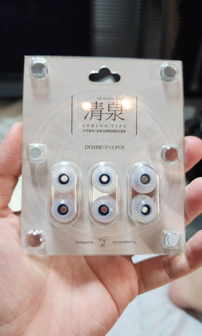 Moondrop Spring Tips - XL 3 Pairs, Audio, Earphones on Carousell