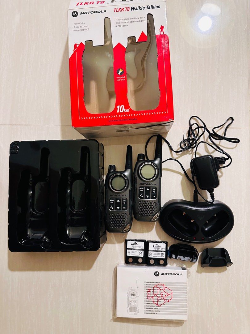 Motorola TLKR T8 Walkie-Talkies, Mobile Phones & Gadgets, Walkie-Talkie ...