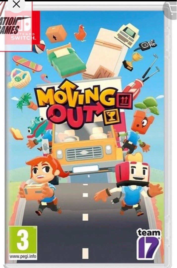 Moving out - Nintendo switch game, Video Gaming, Video Games, Nintendo ...