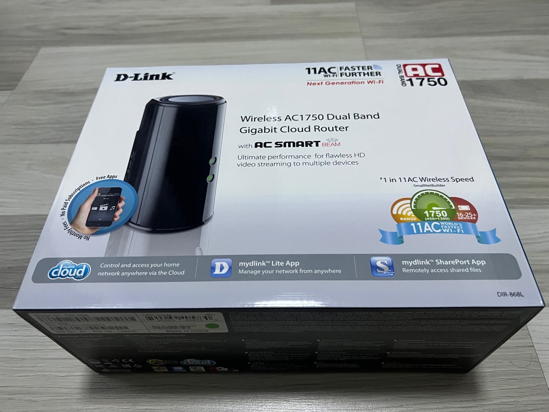 Moving Out | Wireless AC1750 Dual Band Gigabit Cloud Router, Computers ...