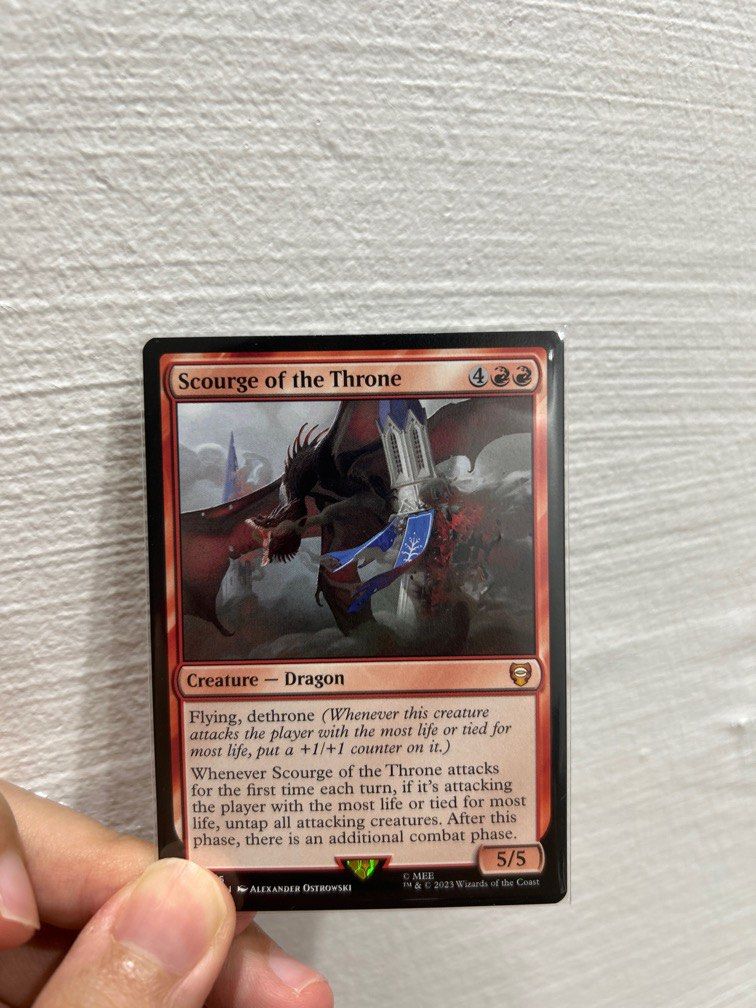 MTG LOTR Scourge of the Throne, Hobbies & Toys, Toys & Games on Carousell