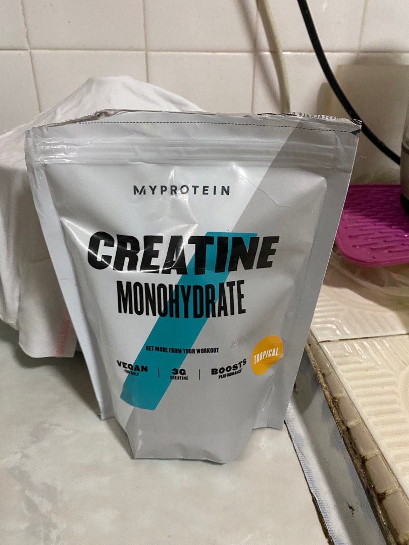 MyProtein Creatine Tropical 250g, Health & Nutrition, Health ...