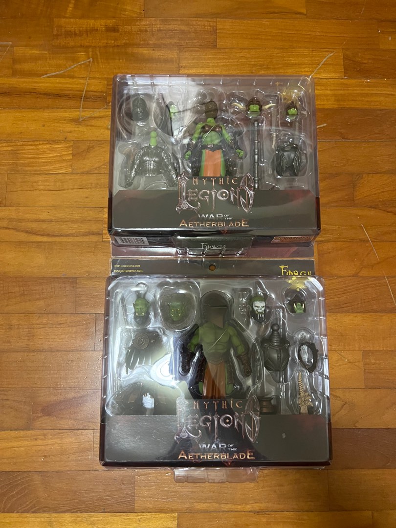 Mythic legions war of the aetherblade deluxe male female orc builder ...