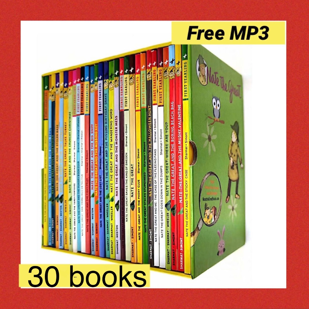 Nate The Great (30 books set, with free MP3), 興趣及遊戲, 書本 & 文具, 小朋友書 ...