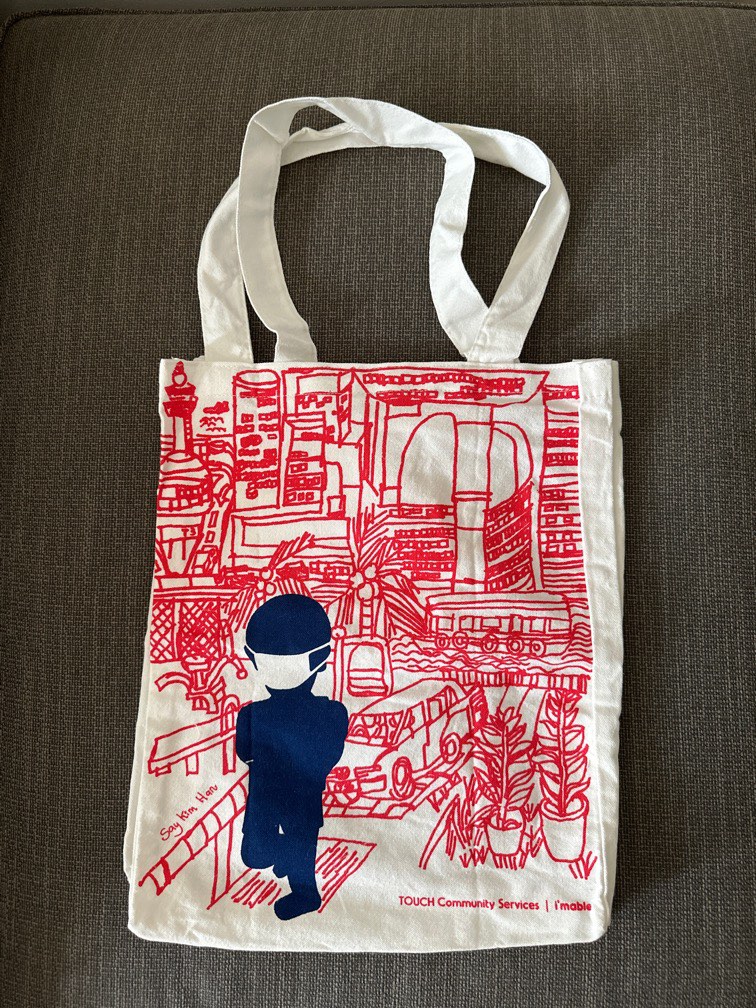 NDP tote bag with hand carry grip. Ideal as reusable shopping bag ...