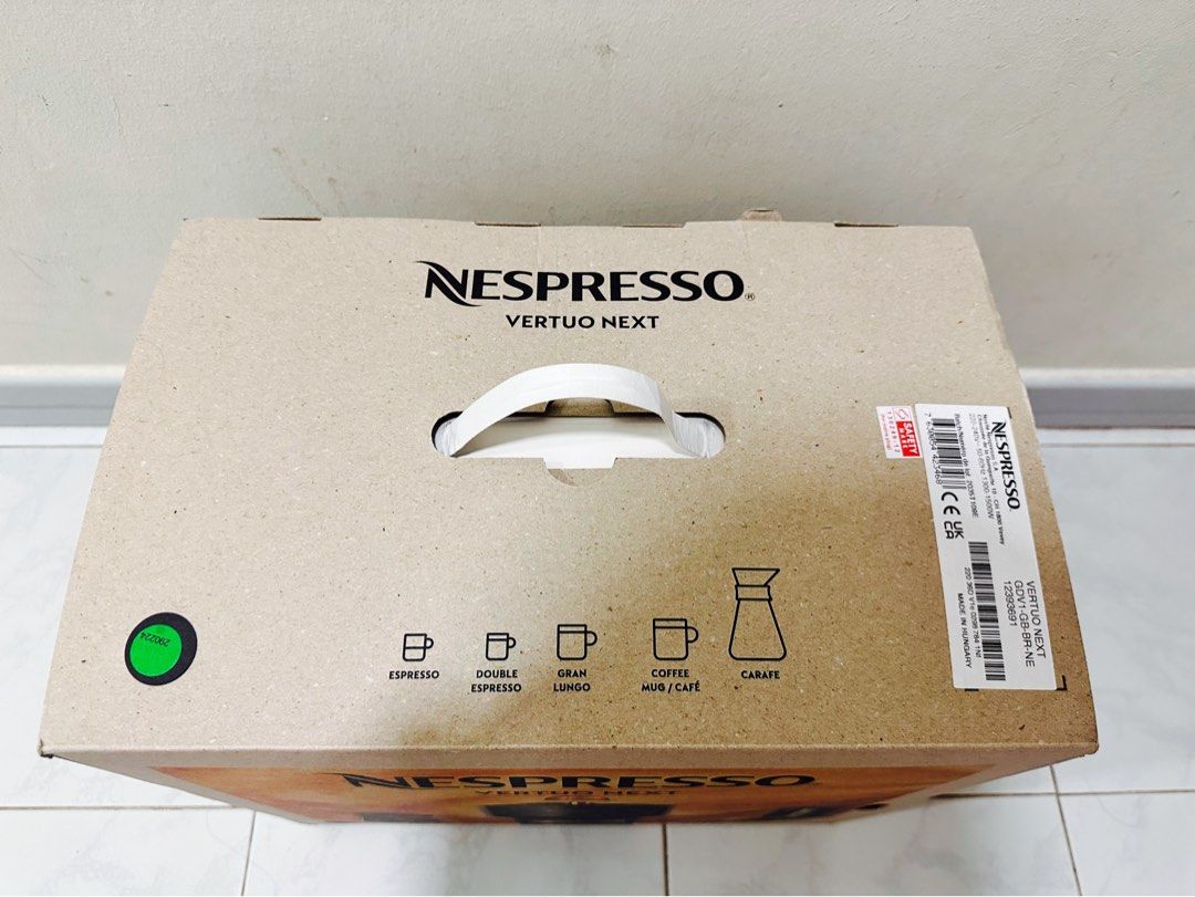 Nespresso Vertuo Next GDV premium brown, TV & Home Appliances, Kitchen Appliances, Coffee ...