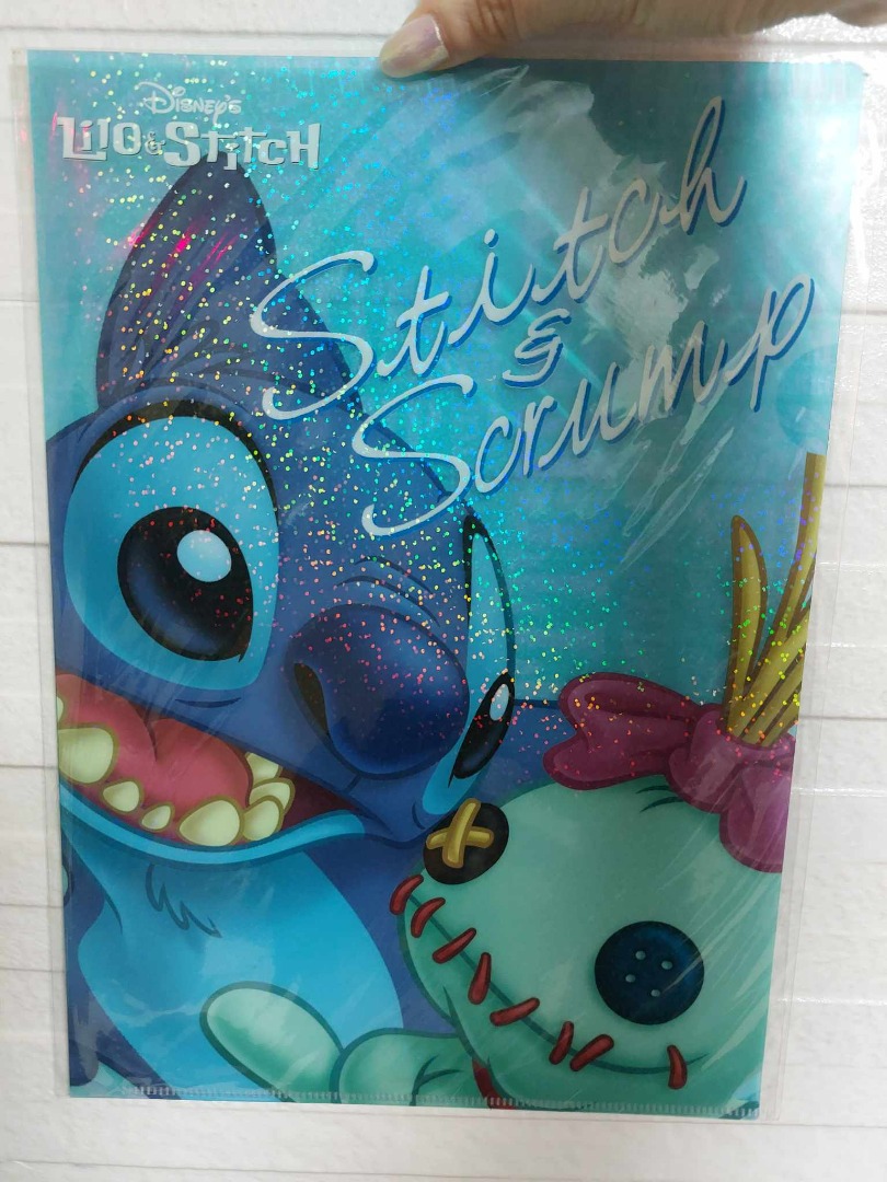 New Disney Stitch 史迪仔 A4 Folder File *Made in Japan, 興趣及遊戲, 手作＆自家設計, 文具 ...