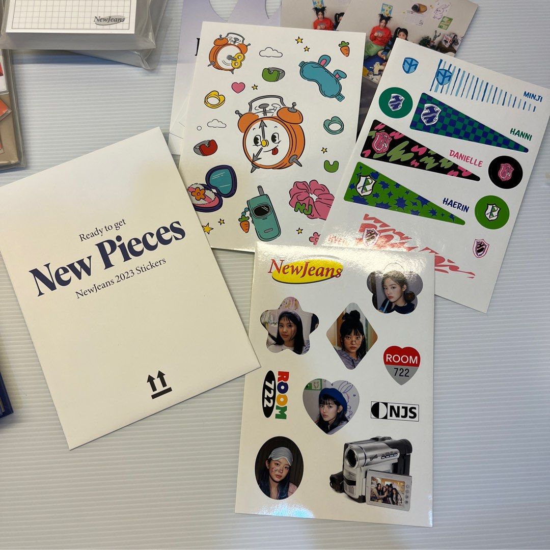Newjeans sticker pack season greetings welcome to room 722, Hobbies ...