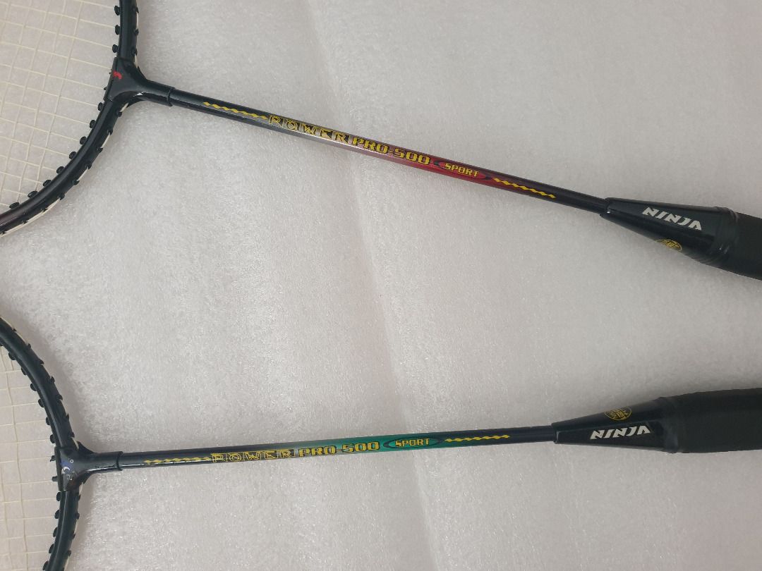 Ninja Pro 500 Badminton Racket, 1 Pair With Carrier Cover @ $19, Sports ...
