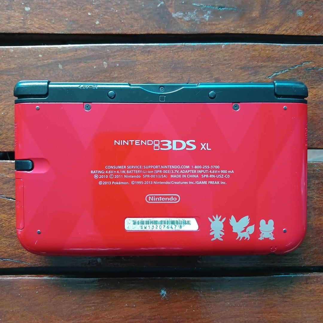 Nintendo 3DS XL Unit (Pokemon X-Y Red Edition) Jailbreak For Sale: on ...