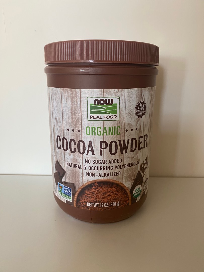 NOW Real Food Cocoa Powder 無糖可可粉, 健康及營養食用品, 健康補充品, 健康補充品 - 保健食品，飲料和補品 ...