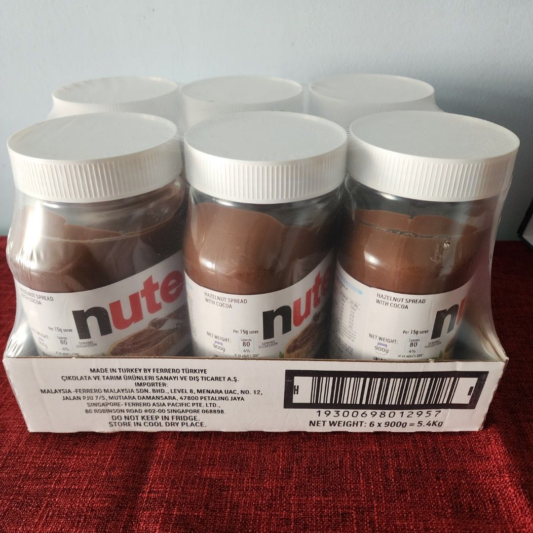 Nutella 900g 1 carton, Food & Drinks, Packaged & Instant Food on Carousell
