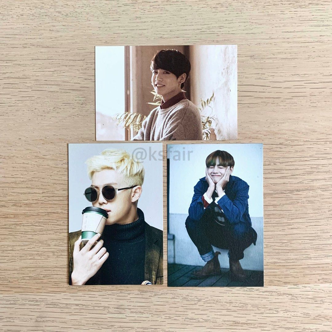OFFICIAL BTS Rare Mini PC Photocards Zip Code 22920 HYYH On Stage ...