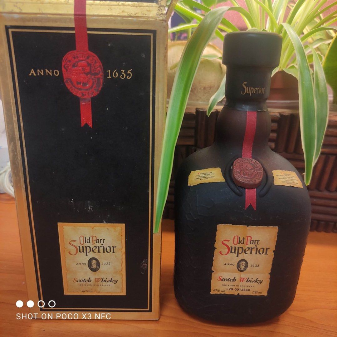 Old Parr Superior Scotch Whisky 750ml 43% (Kept for 50years, box is old ...