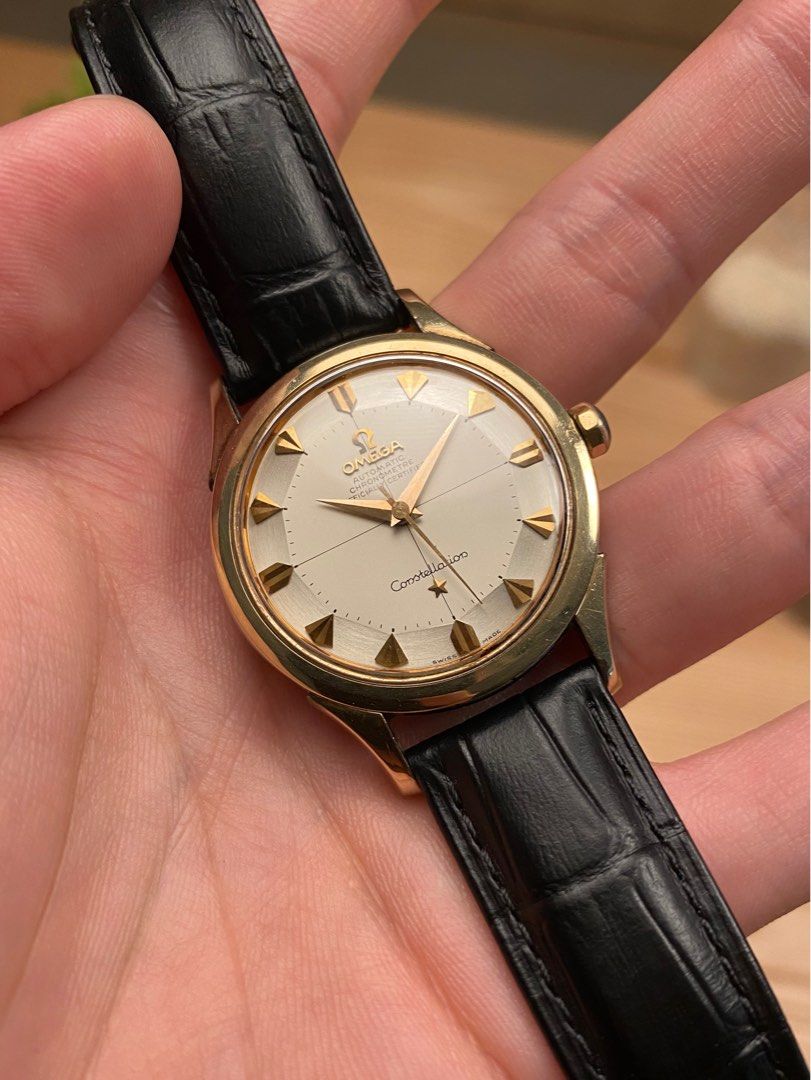 Omega Constellation Arrowhead Markers - Ref. 2852 18k Gold Capped Two ...