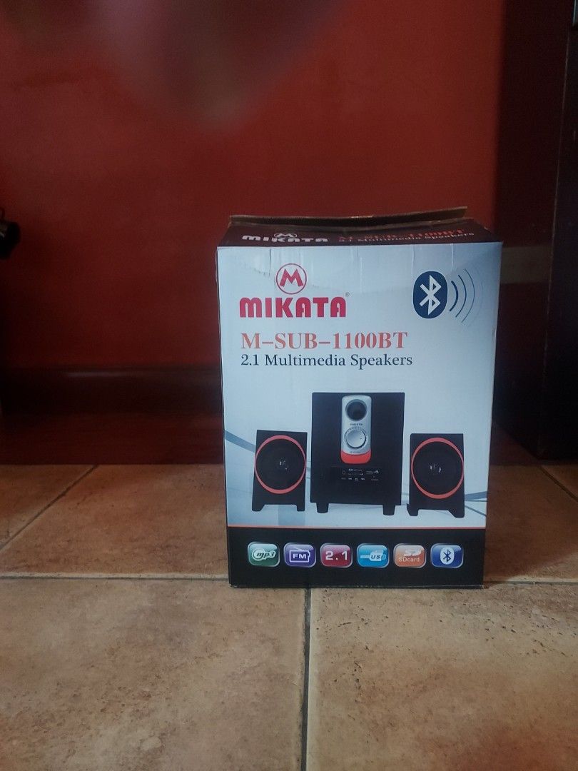 ON SALE! MIKATA M-SUB-1100BT Bluetooth speakers on Carousell