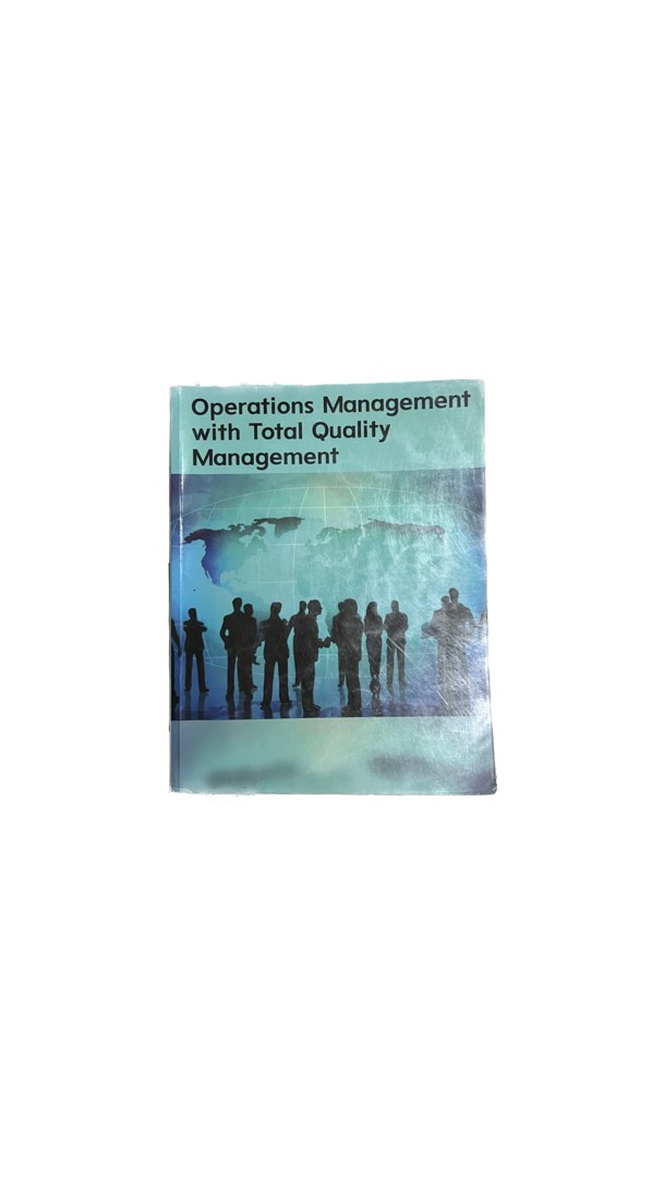 Operations Management with Total Quality Management / Accounting Book ...