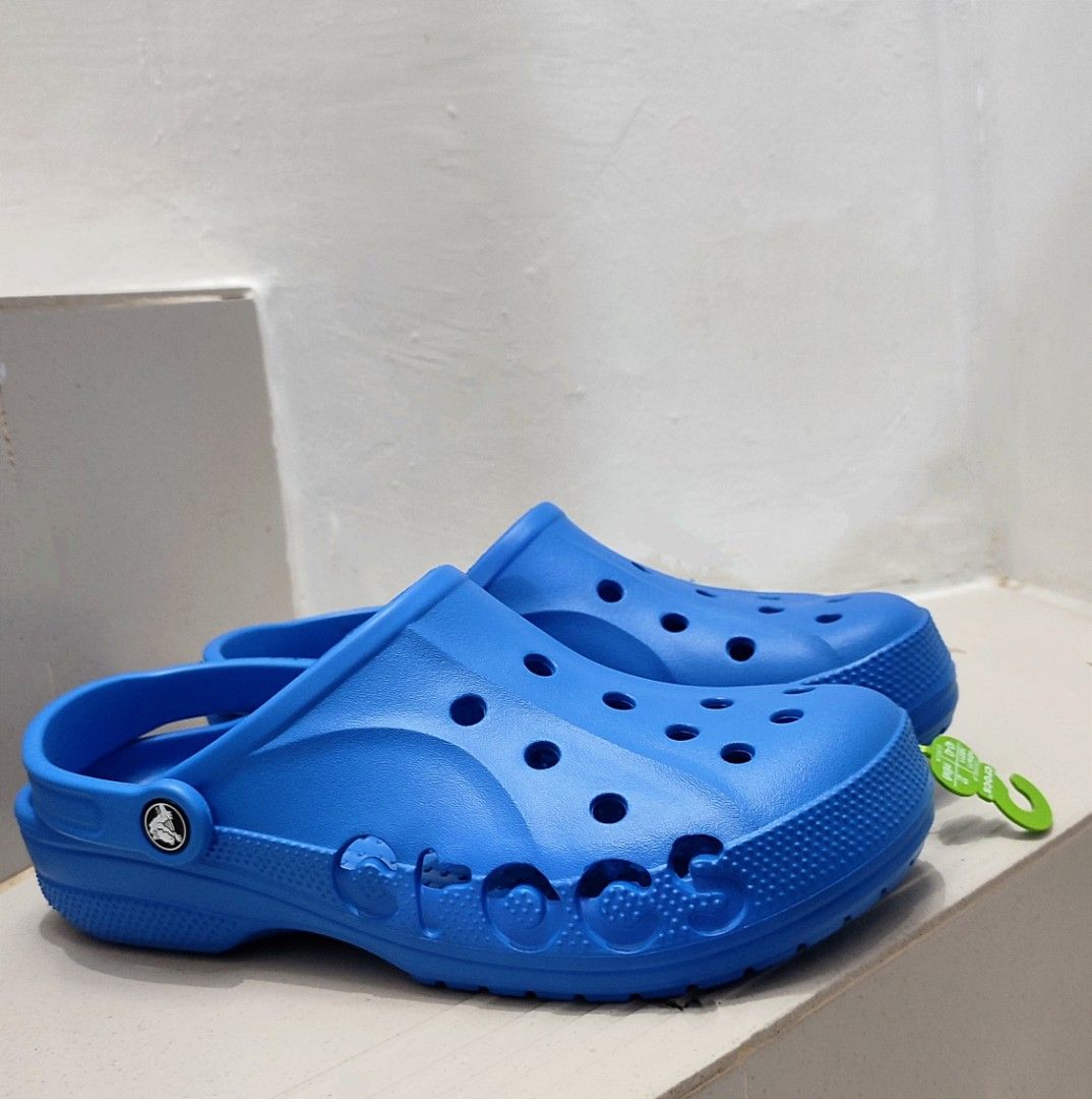 Original Crocs Baya Clog in Bright Cobalt, Women's Fashion, Footwear ...
