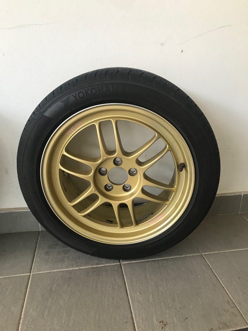 Original Enkei 17 Inch (4 pieces with new tires), Auto Accessories on ...