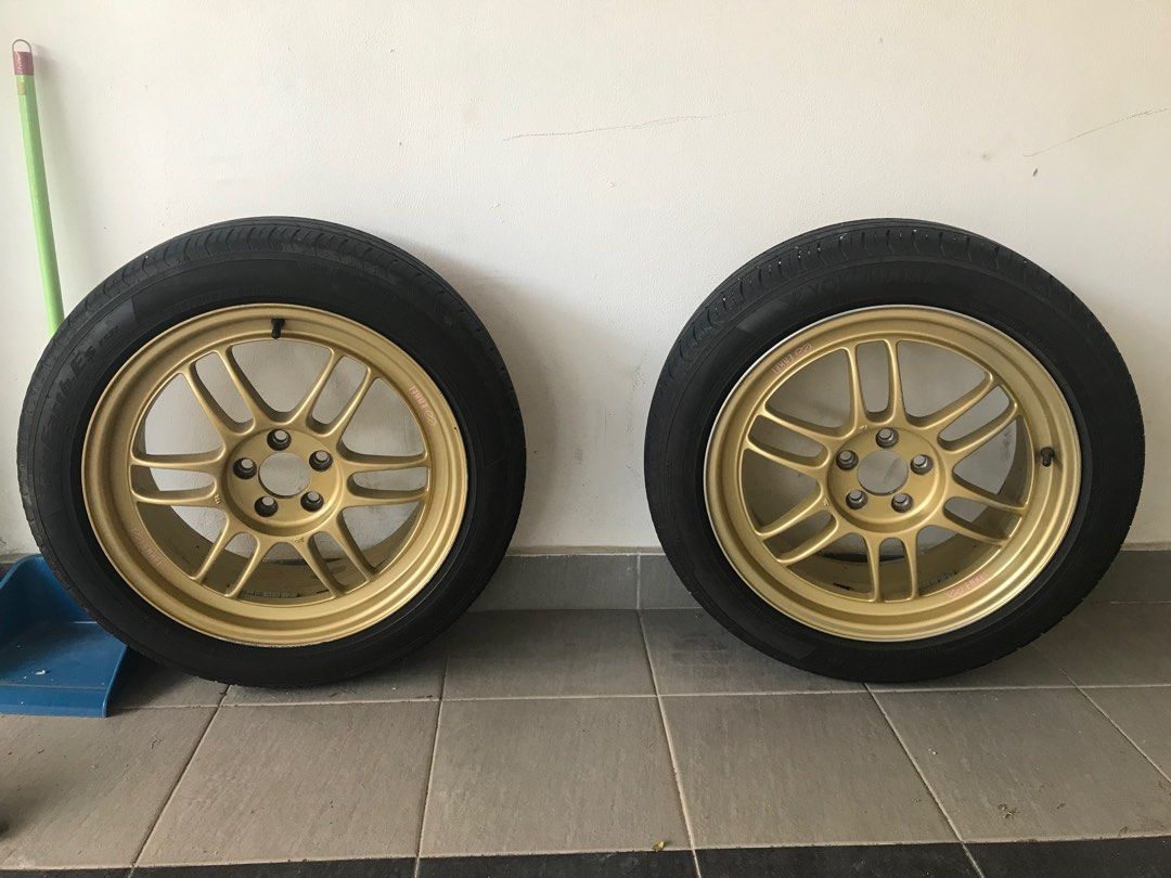 Original Enkei 17 Inch (4 pieces with new tires), Auto Accessories on ...