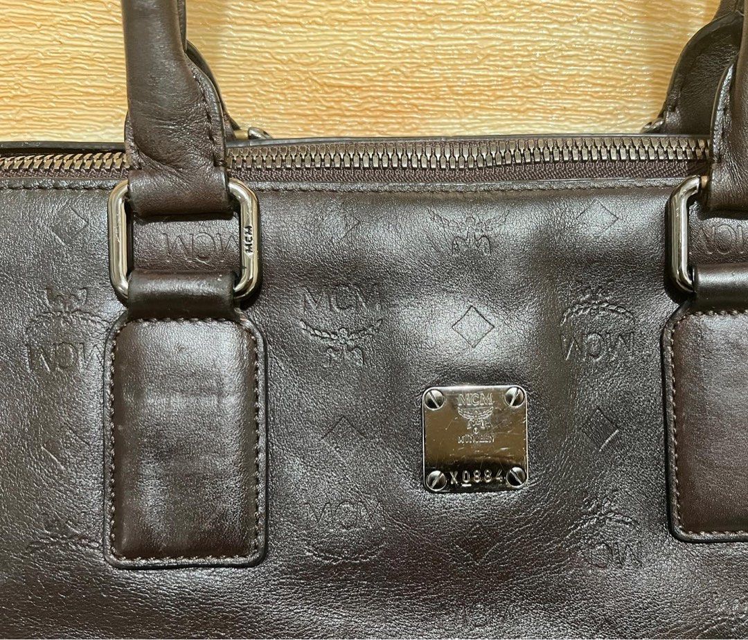 Original MCM Laptop/ Document Bag, Luxury, Bags & Wallets on Carousell